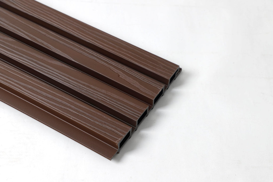 Dark Brown Composite Wide Exterior Cladding | 32.6 Sq. Ft | Durable ...